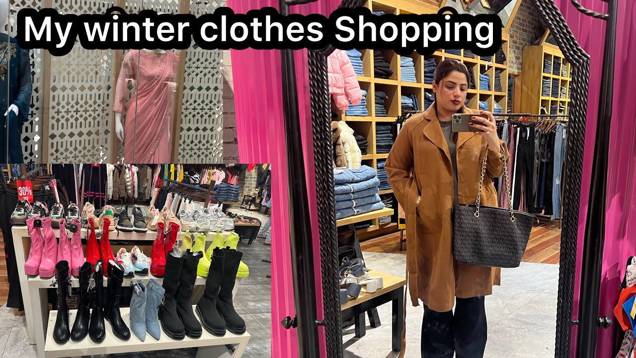 Winter Clothes 🥶 🧊 shopping Finaly hogai #winter #wintercloths # ...