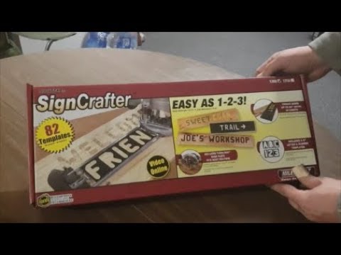 SignCrafter by Milescraft. DIY Making Letter Signs. - YouTube