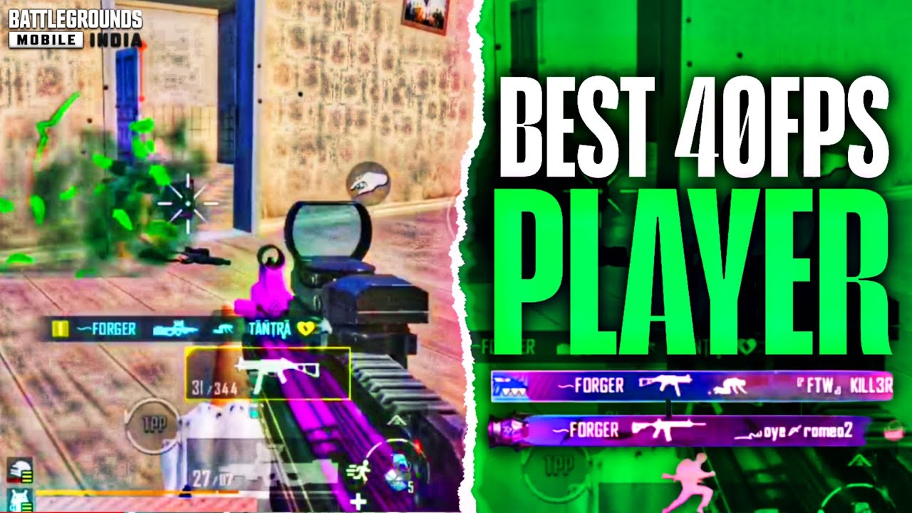 BEST 40FPS PLAYER BGMI / PUBG | 3.6 Update | - YouTube