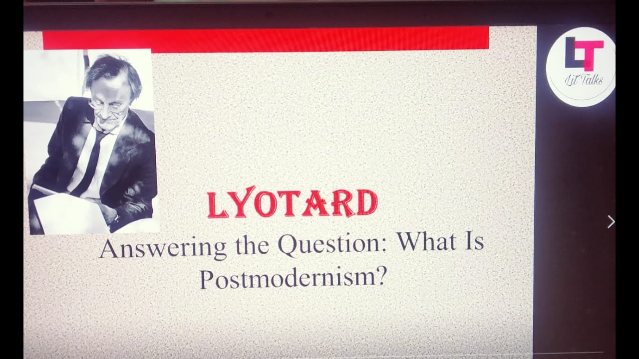 Answering The Question What Is Postmodern Lyotard Postmodernism answering-the-question-what-is-postmodern-lyotard-postmodernism