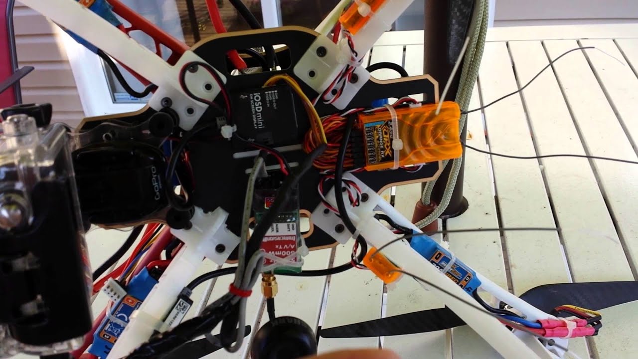 DJI Mini IOSD Finished mounting - undercarriage - YouTube