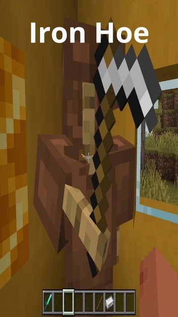 How to Craft Iron Hoe in Minecraft. #minecraft,#shortsvideos,#howto ...