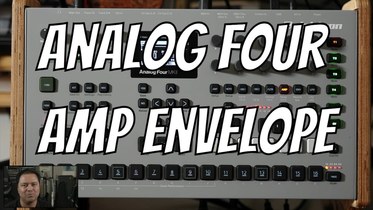 How to Use the Amp Envelope on the Analog Four MK2 - YouTube