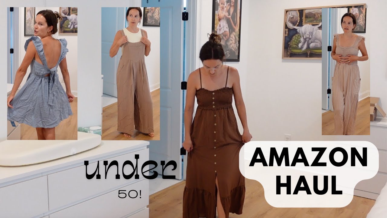 Amazon try on haul | weekly haul | Spring & Summer fashion | Under $50 ...