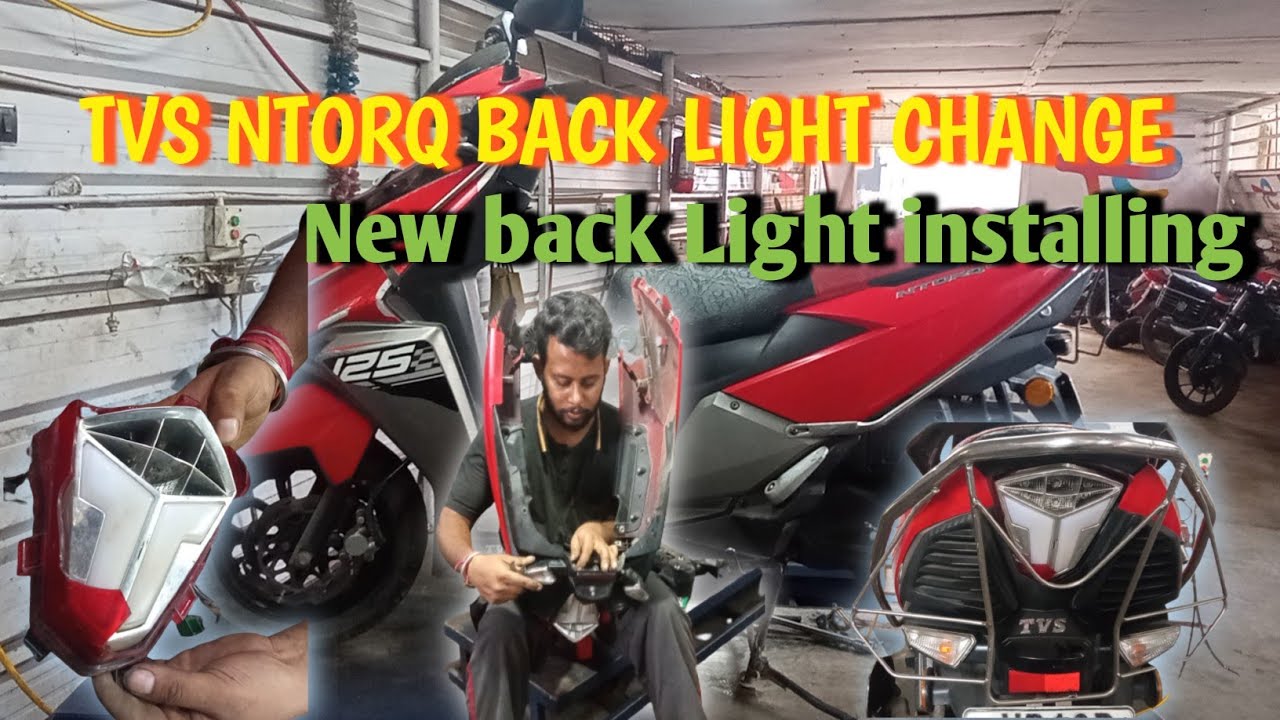 tvs ntorq back light change // @Subratabikeguru79 - YouTube