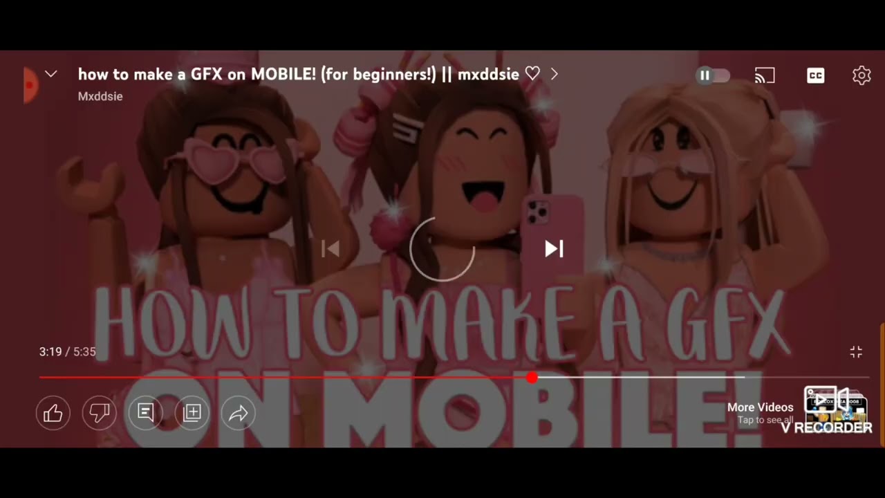 learning how to do gfx:) - YouTube