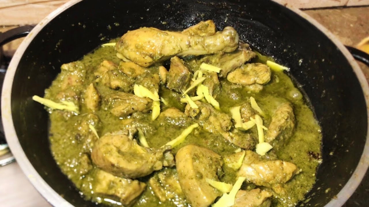 Delicious Green Masala Chicken Karahi Recipe | Spicy Pakistani Chicken ...
