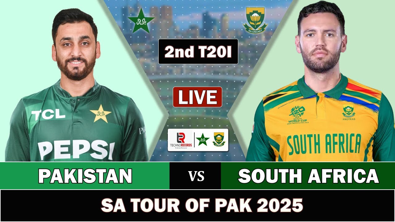 PAKISTAN vs SOUTH AFRICA 2nd T20 MATCH LIVE SCORES | PAK vs SA LIVE ...