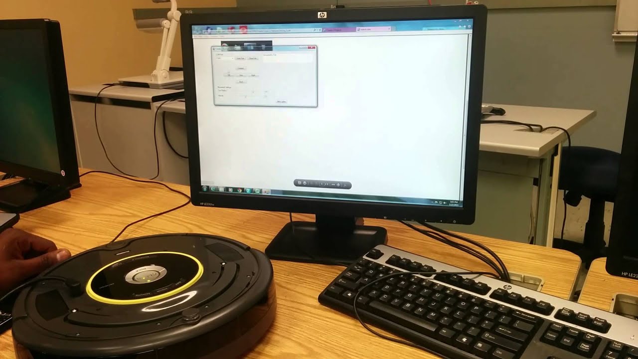 First iRobot Create 2 Progress Demo for EEL 5994-4994 - YouTube