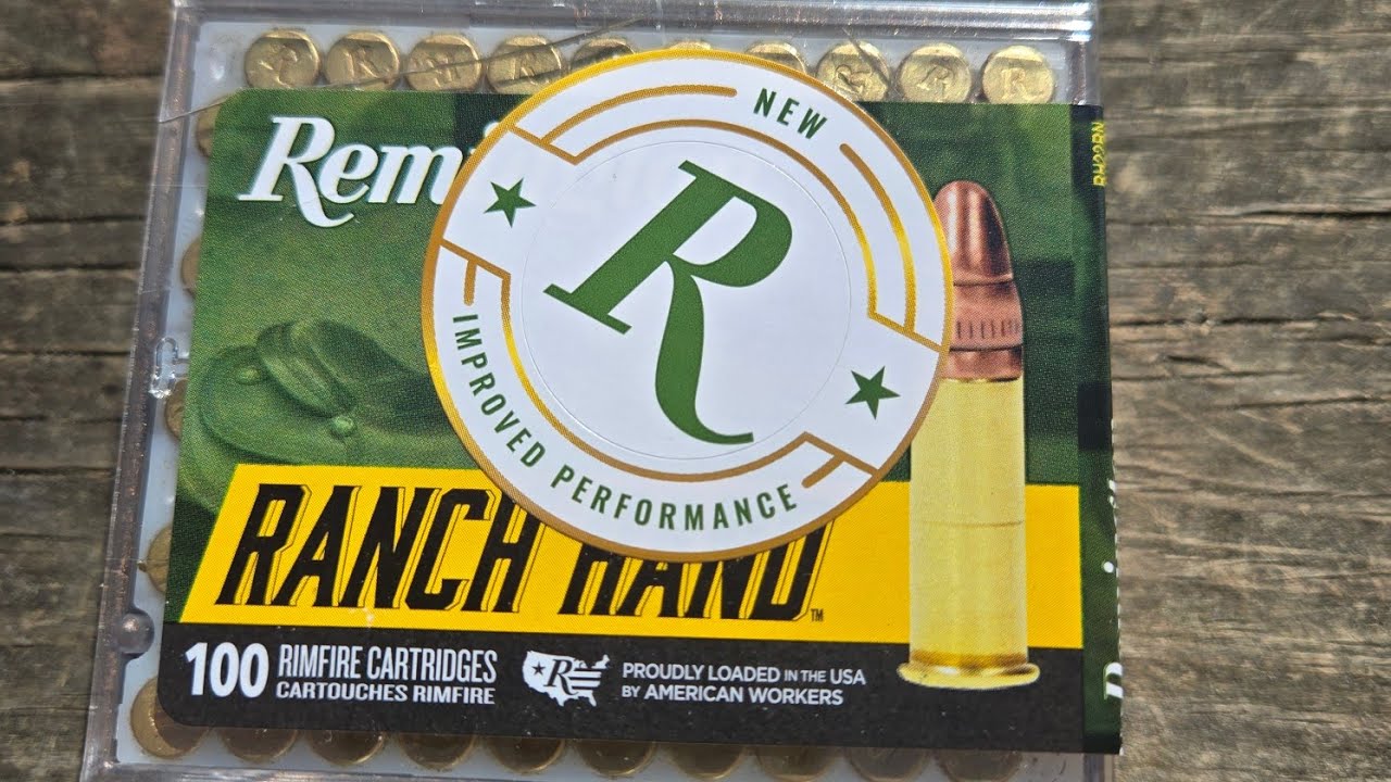 Remington Ranch Hand 22lr Ammo at 50yds. - YouTube
