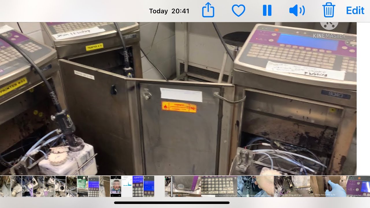 How to service Markem imaje inkjet printer 9040, fix EHT fault, replace ...