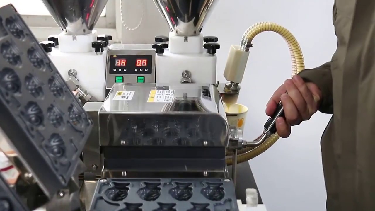 How to make delicious delimanjoo cake by a small machine!!! - YouTube