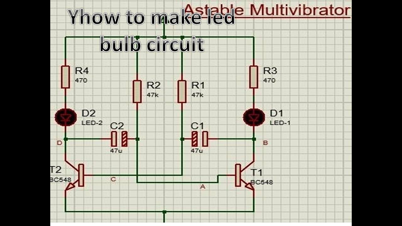 multivibrator circuit - YouTube