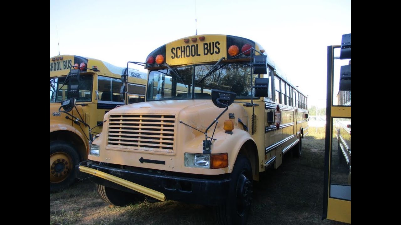 PUBLIC ONLINE AUCTION: 1995 Thomas Built School Bus International T-444 ...