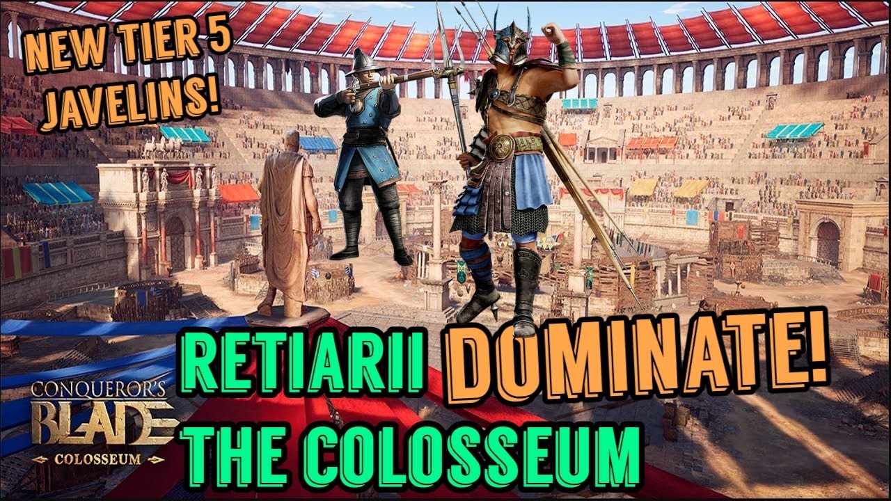 Retiarii: Colosseum MASTERS | New Gold Javelin Gameplay | Conquerors ...