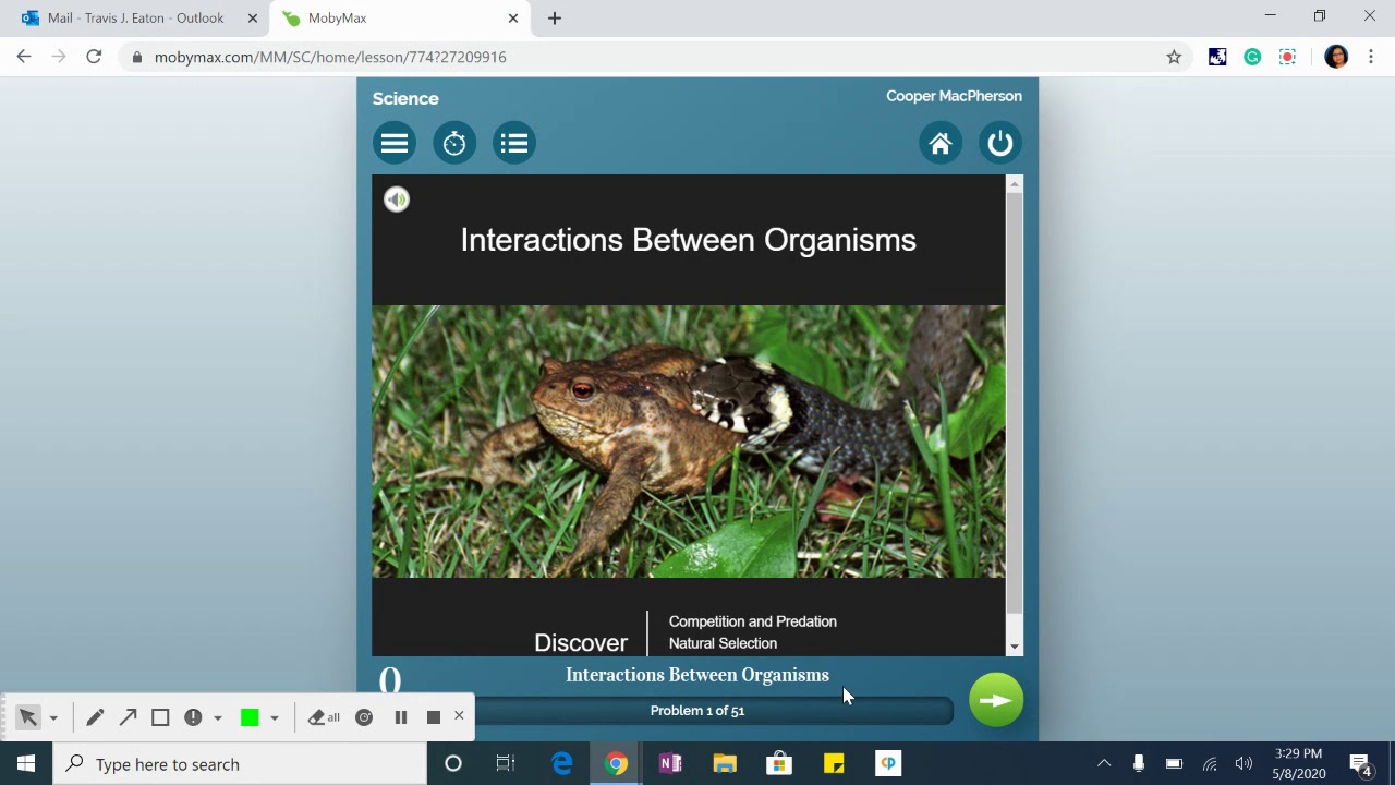 Mr. Eaton's MobyMax Science helpful hints - YouTube