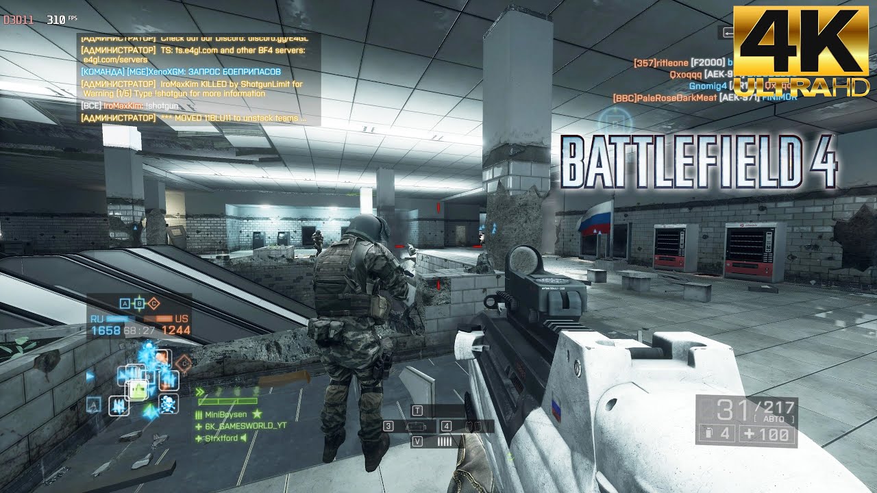Battlefield 4 Operation Metro 2014 - Conquest Multiplayer Gameplay ...