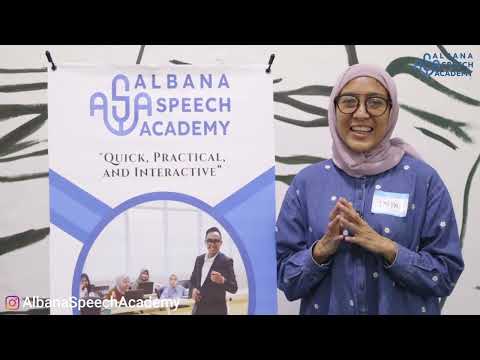 PUBLIC SPEAKING TRAINING FOR SPEAKERS - Albana Speech Academy