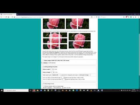How To Split An Image Into Separate Images - YouTube