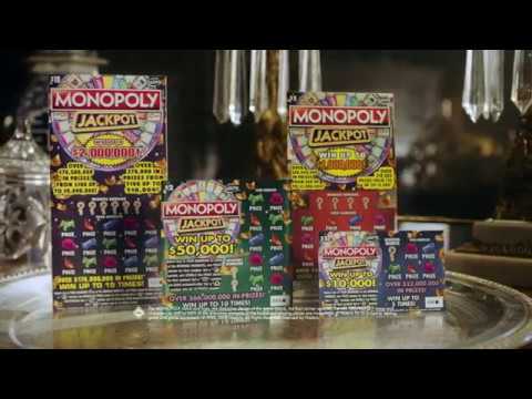 MONOPOLY JACKPOT Family of Scratch-Off Games - YouTube