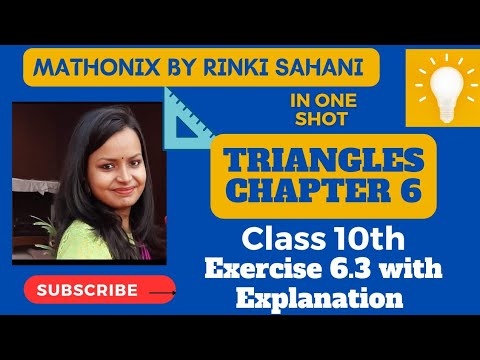 class 10th triangles chapter 6 Cbse #cbse #maths #triangles #youtube # ...