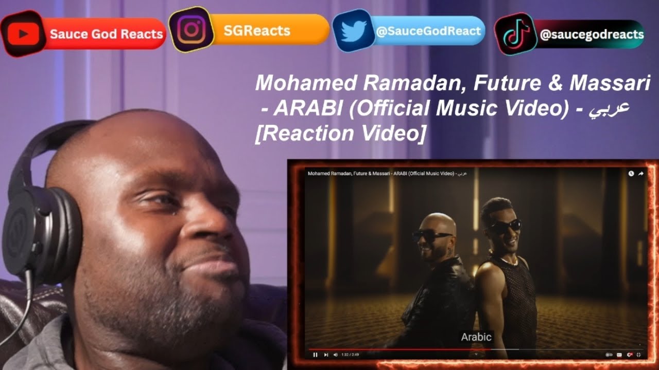 Mohamed Ramadan, Future & Massari - ARABI | REACTION - YouTube