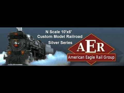 10x6 N Scale Custom Model Railroad Silver Series - YouTube