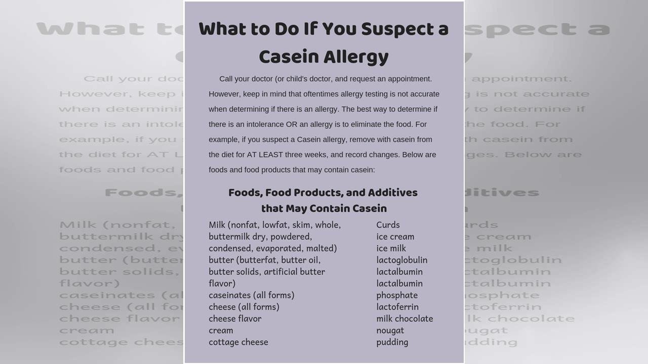 Casein Allergy | Tita TV - YouTube