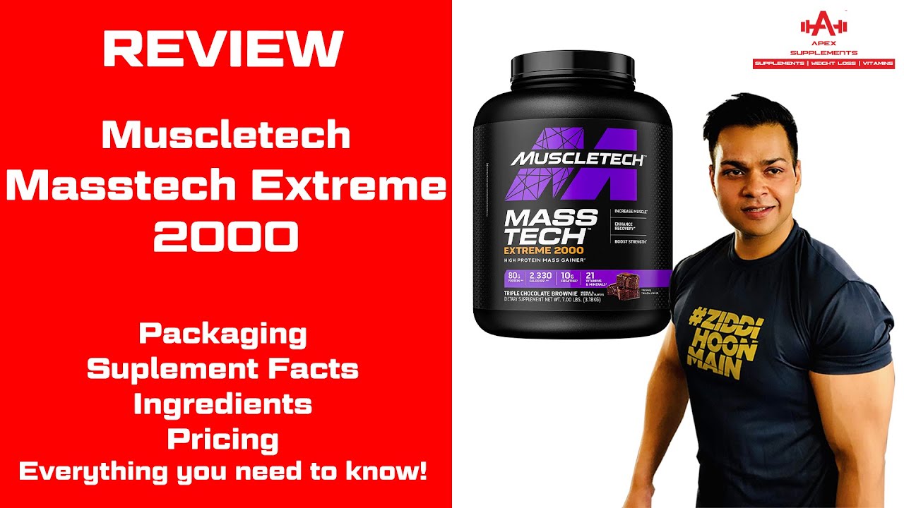 [REVIEW] Muscletech Masstech Extreme 2000 | Packaging | Supplements ...