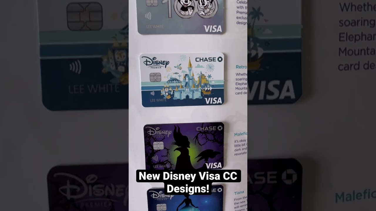 Disney Visa Card Designs
