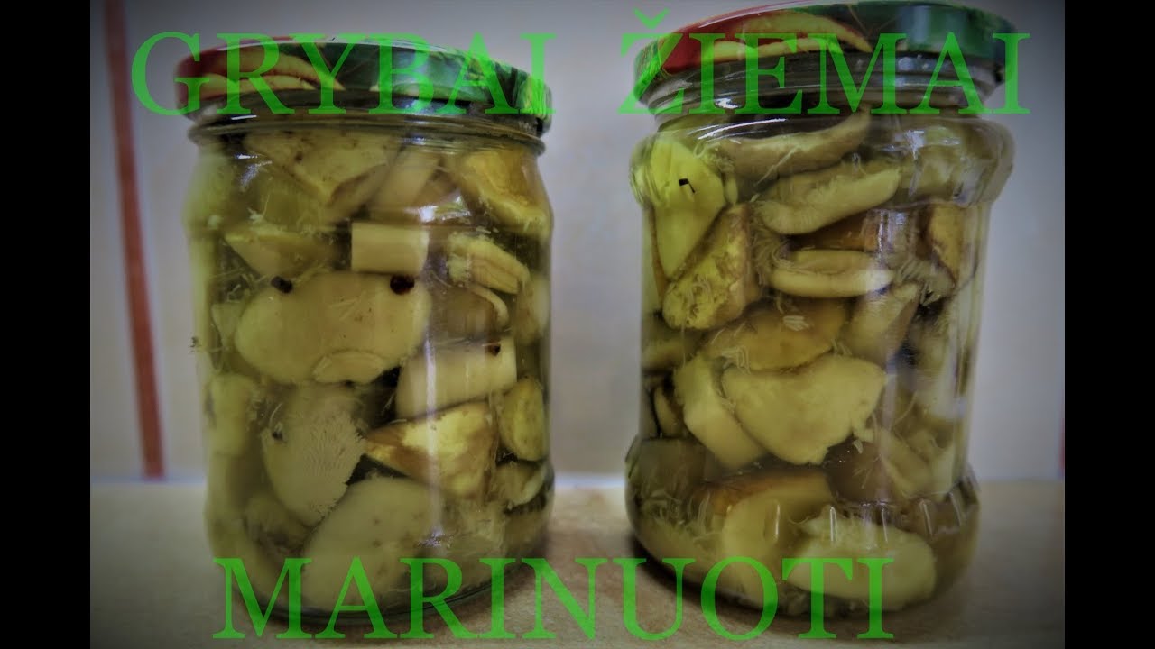 MARINUOTI GRYBAI SAVO SULTYSE - ŽIEMAI / subtitles - YouTube