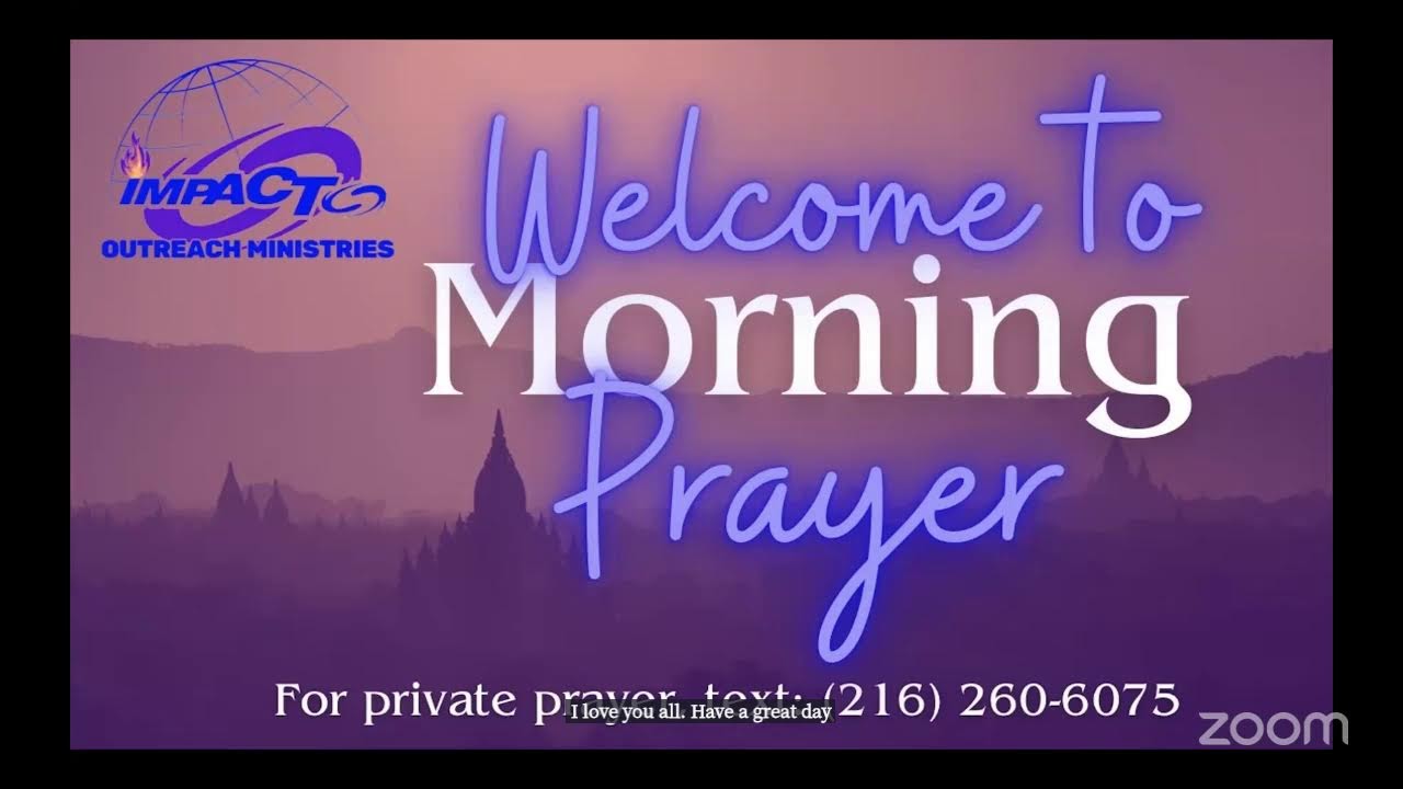Morning Prayer! Steven Payten III - YouTube