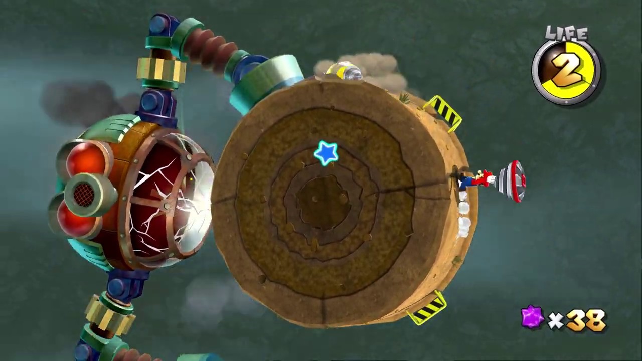 Super Mario Galaxy 2 (1-3) Spin Dig Galaxy (Star 1) Digga Leg's Planet ...