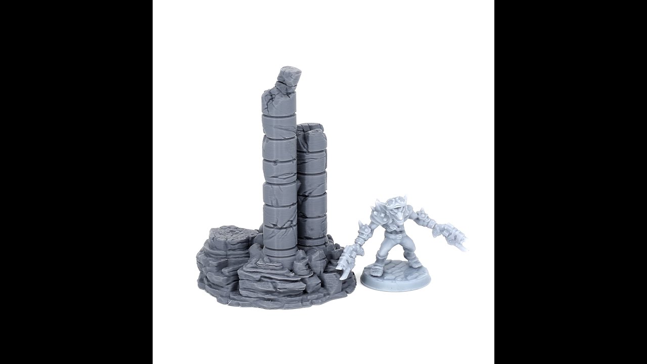 Printing better bases for your minis on your resin printer - YouTube