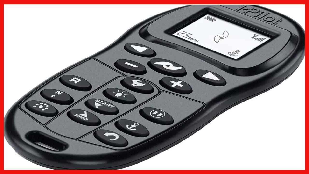 Minn Kota 1866350 Legacy i-Pilot System Remote, Black - YouTube