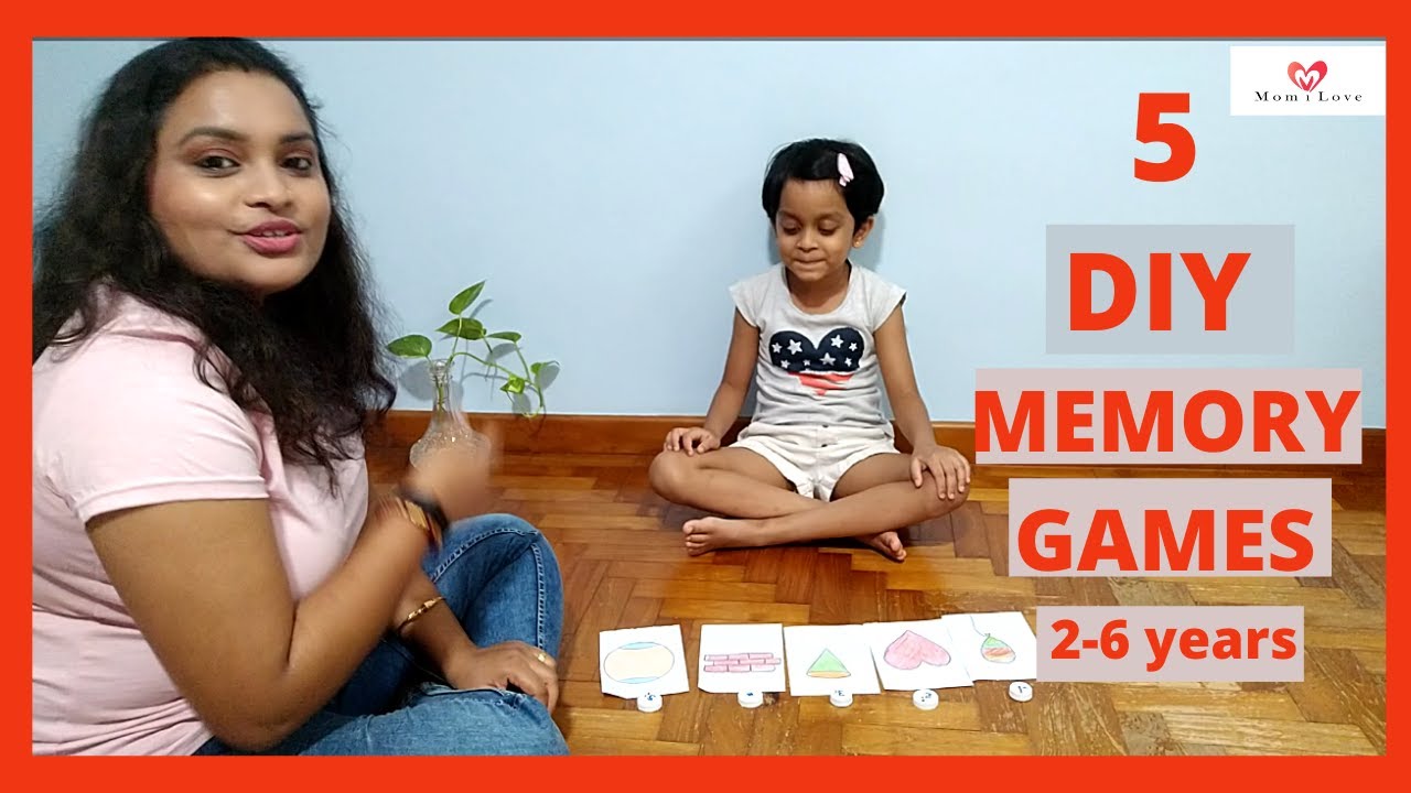 5 Brain Boosting Games for Kids With DIY Memory Cards | Memory Card ...