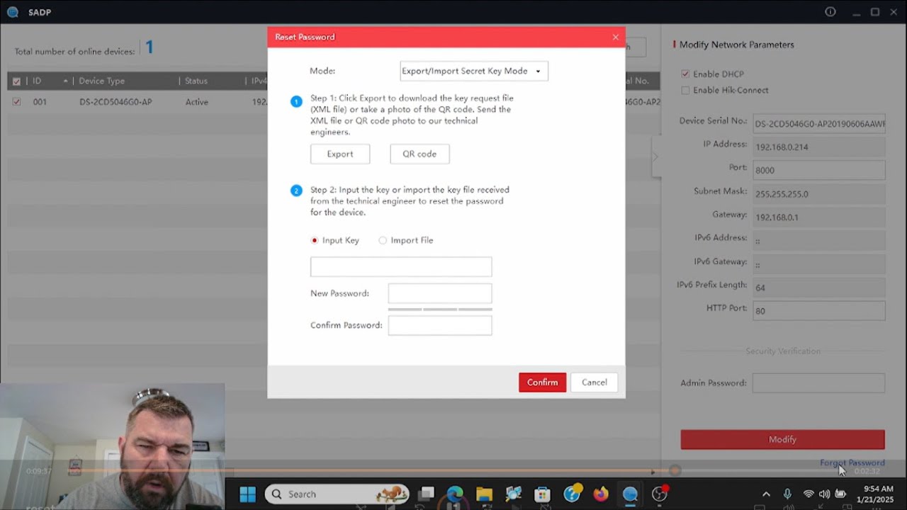 How to Reset Hikvision IP Camera - YouTube