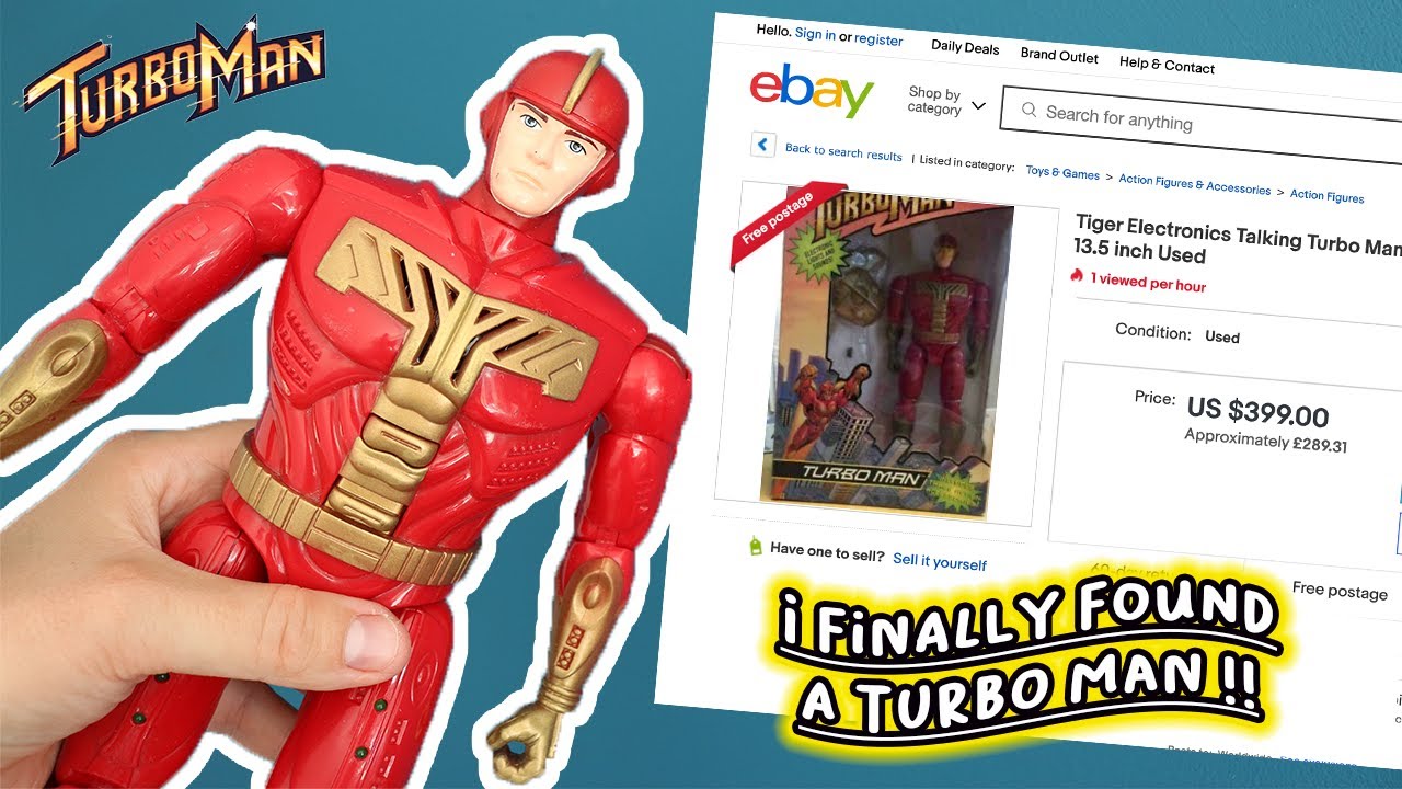 TURBO MAN TOY UNBOXING - YouTube