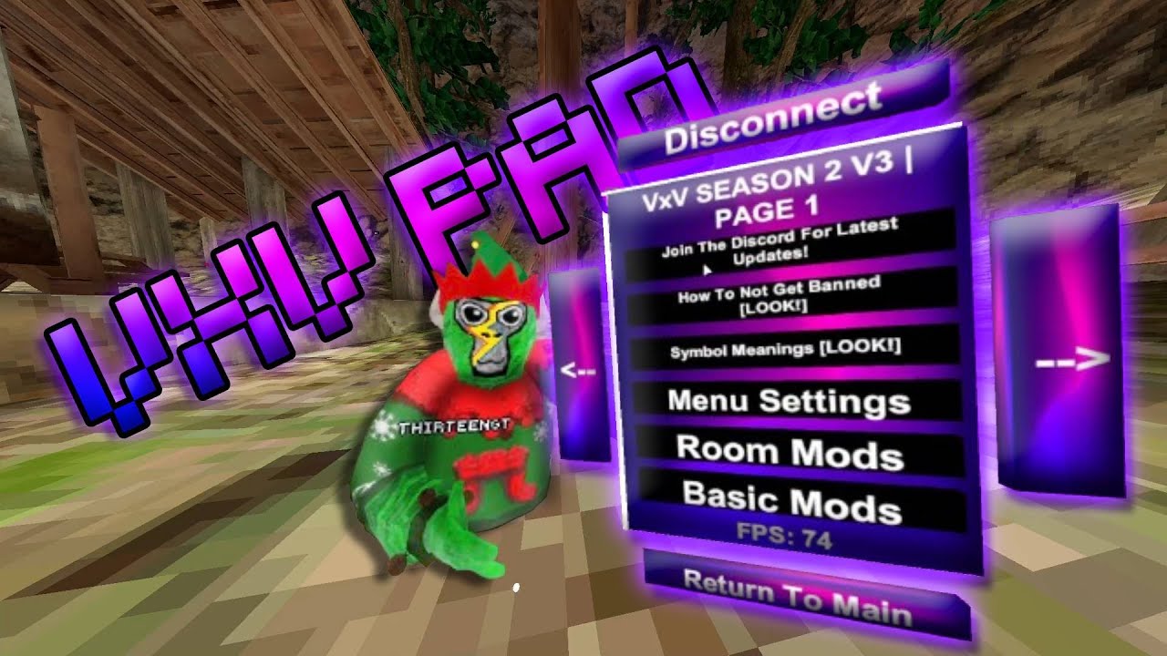 This Menu is SO OVERPOWERED.... | VXV Pad Season 2 V3.0 | Gorilla Tag ...