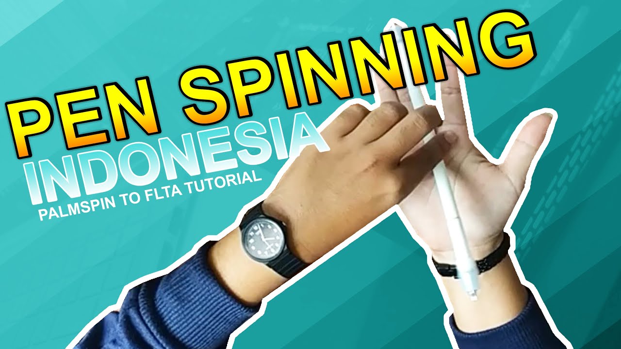 Palm Spin to FLTA Tutorial - Pen Spinning Trick - YouTube
