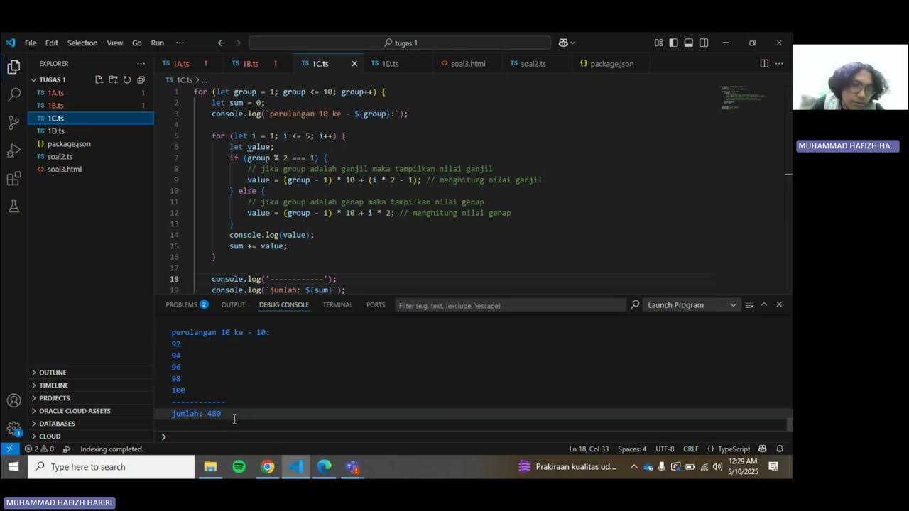 TUGAS 1 PEMROGRAMAN BERBASIS BERGERAK - YouTube