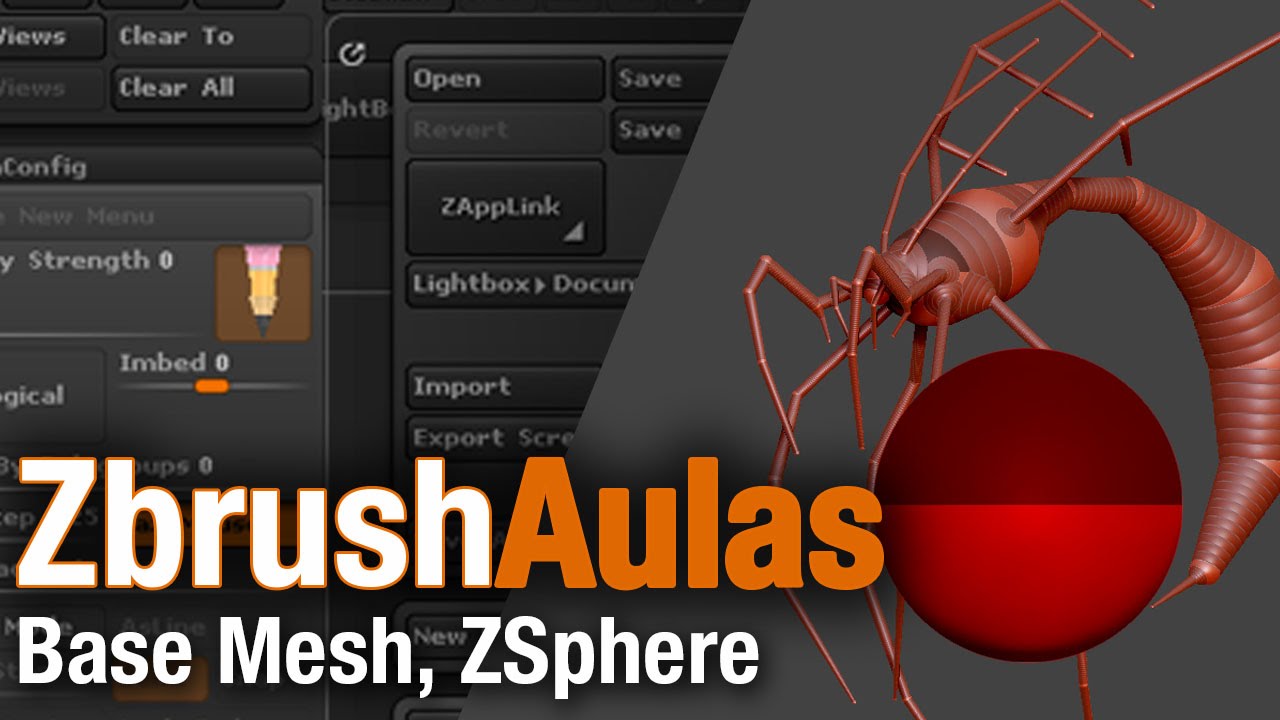 ZBrush Aula05 Basemesh e ZSphere - YouTube
