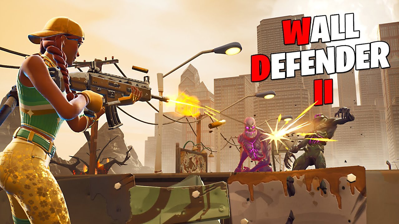 WALL DEFENDER II [FORTNITE MAP] - YouTube