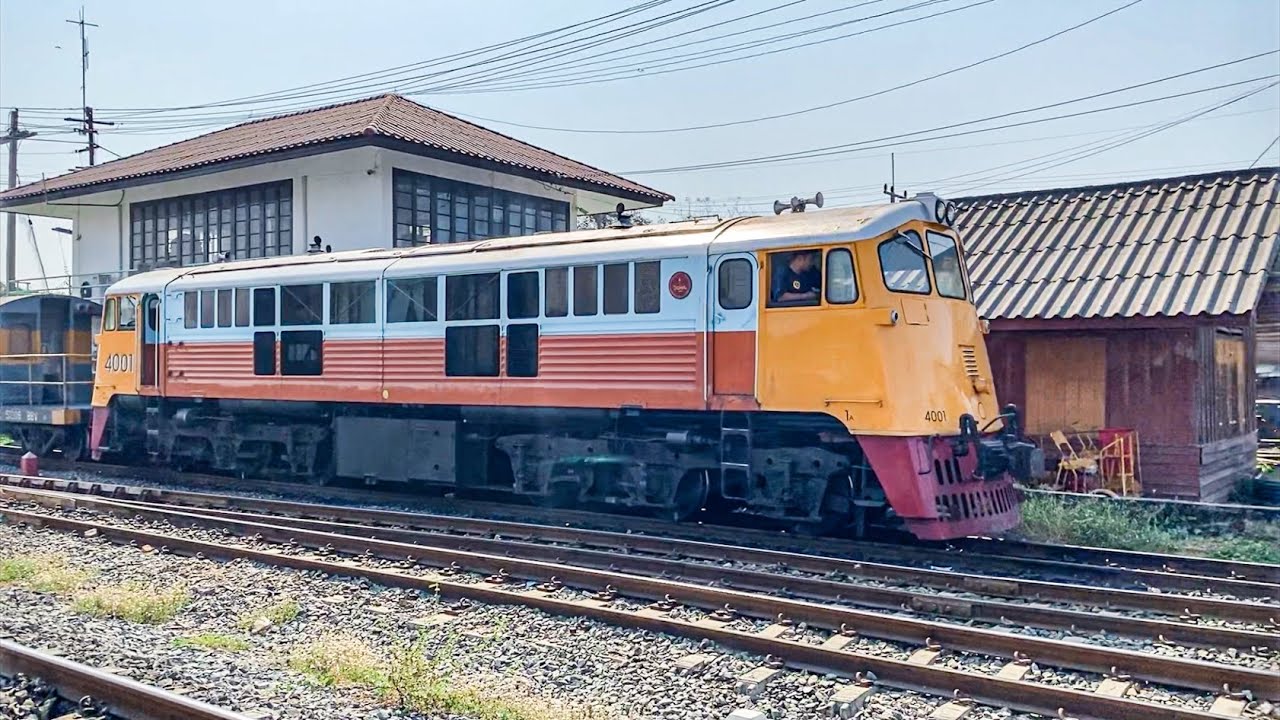 GEK 4001 ยามเช้าๆที่ ชุมทางแก่งคอย #train #รถไฟ - YouTube