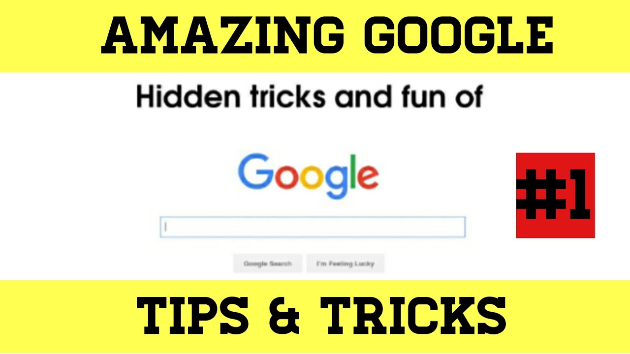 Top 10 Amazing Google Fun Tricks | Justdry - YouTube