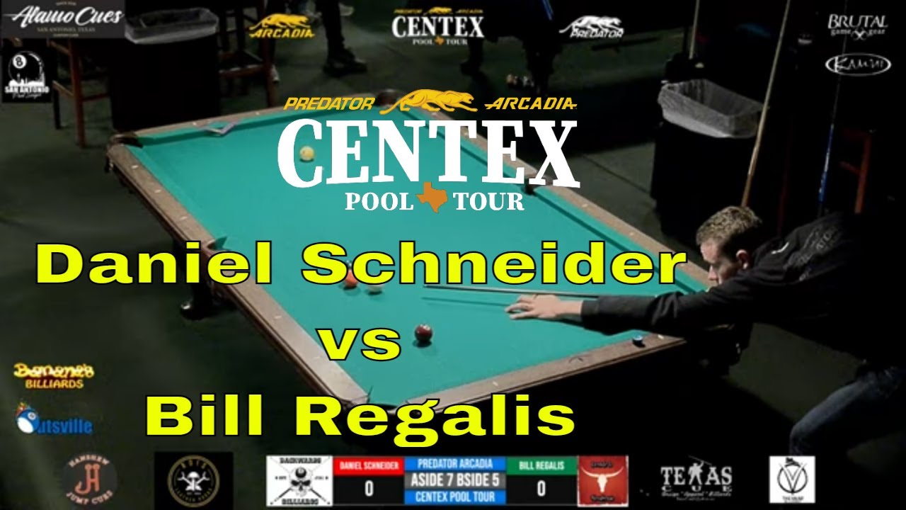 Daniel Schneider vs Bill Regalis / Predator Arcadia CenTex Pool Tour ...