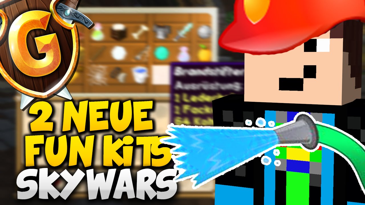 2 NEUE FUN KITS - Minecraft: SKYWARS #56 - YouTube