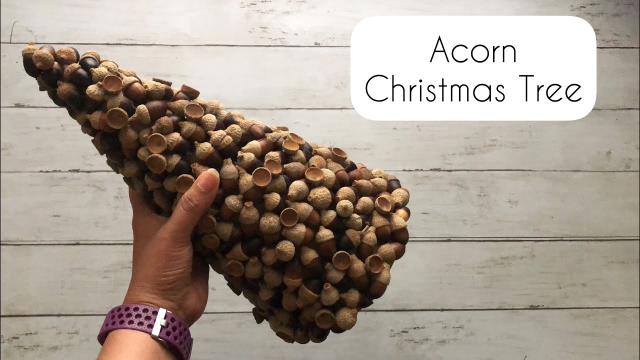 DIY Acorn Cone Christmas Tree|Christmas Decoration Ideas|Craft ...