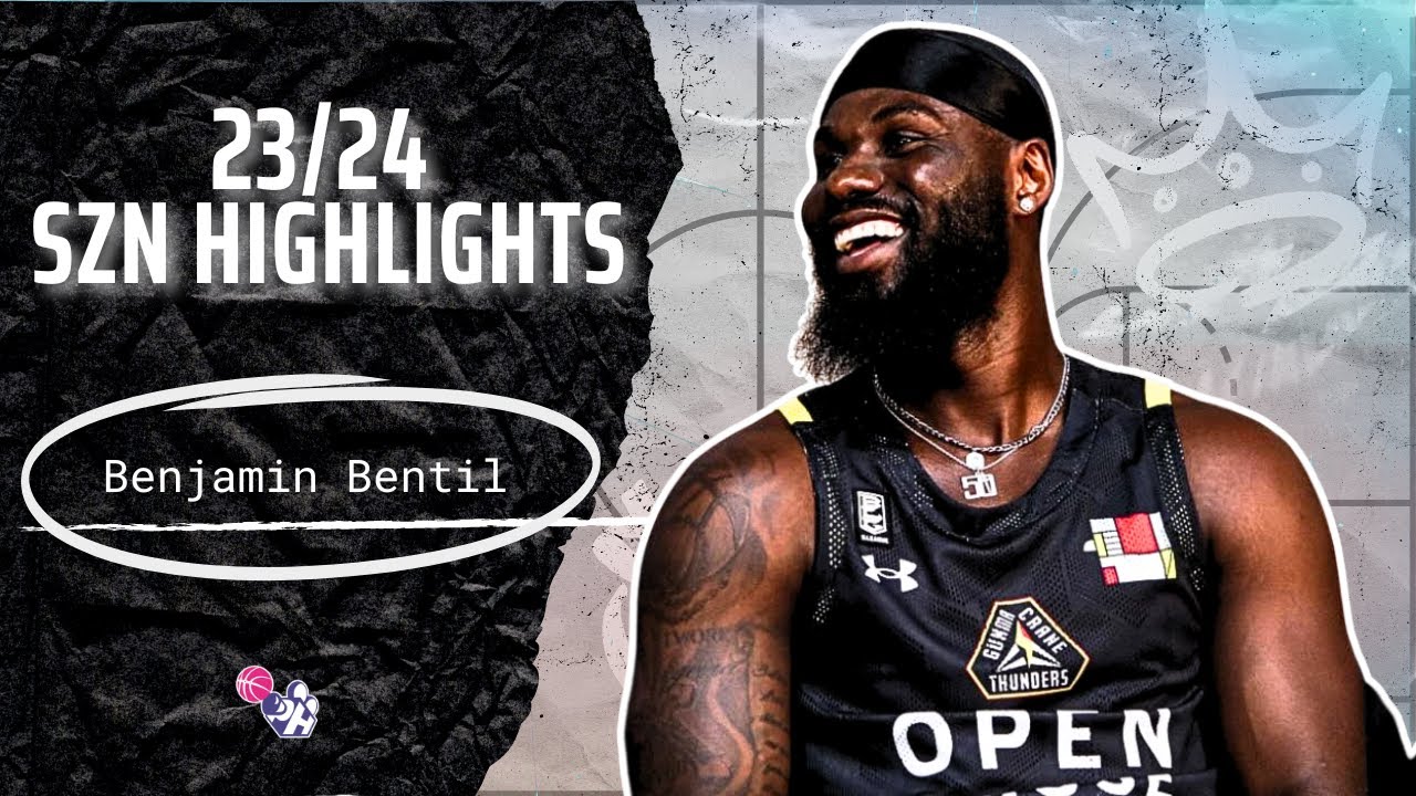 Benjamin Bentil Highlights 2023/24 || Japan B1 || Gunma Crane Thunders - YouTube