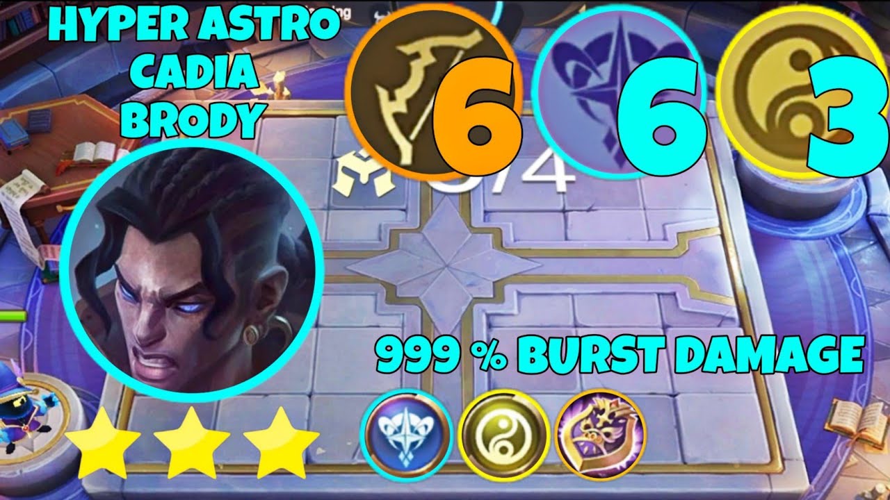 HYPER 3 STAR ASTRO CADIA BRODY | UNLIMITED BURST DAMAGE MUST TRY | MLBB ...